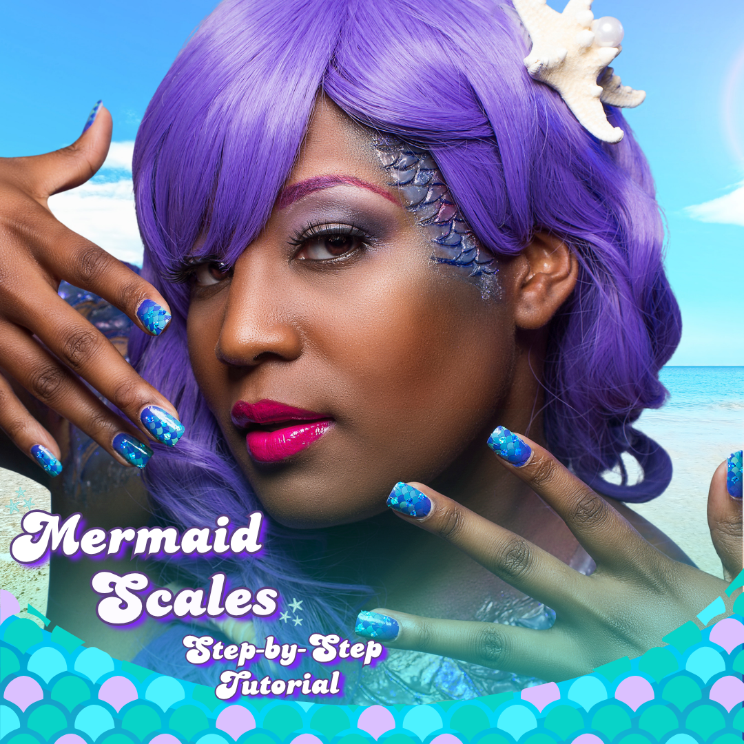 How to Create Magical Mermaid Scales Makeup: A Step-by-Step ★ PRO-TIPS ...