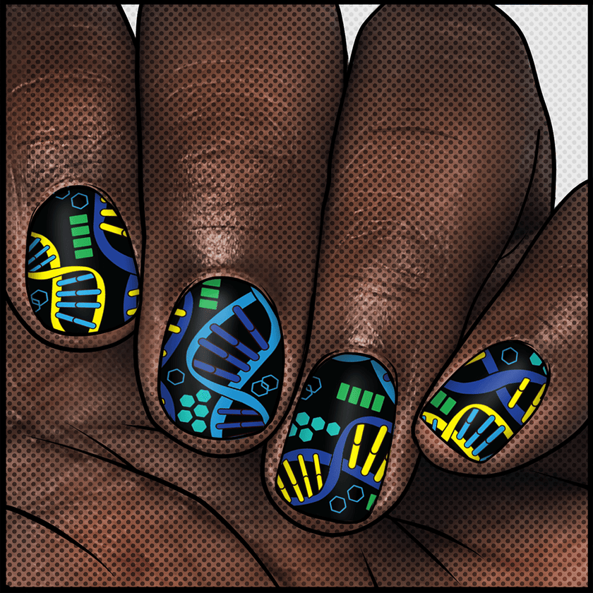 Genetics Nail Wrap 22-tip Set – Espionage Cosmetics