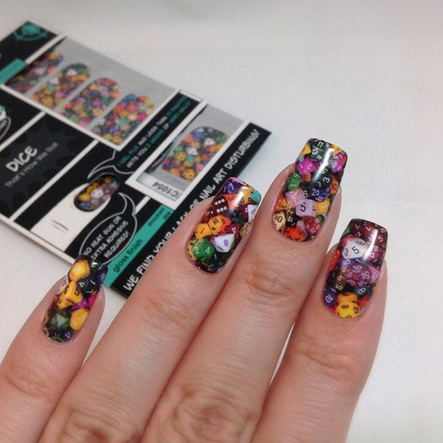 Dice | Nail Wraps | Espionage Cosmetics